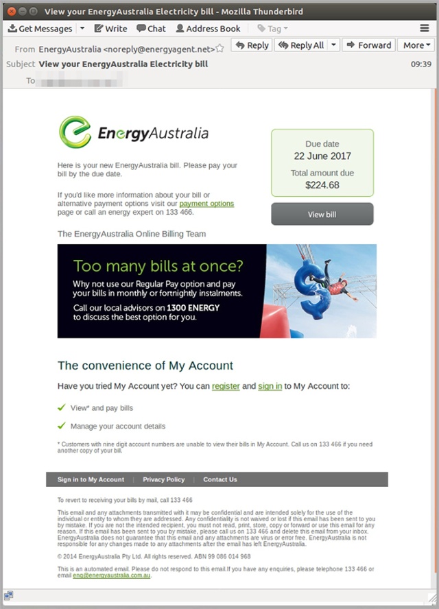 EnergyAustralia dragged into major phishing scam – ARN
