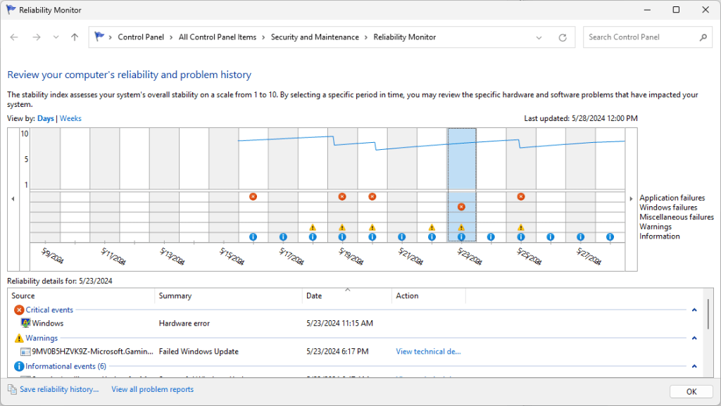 Troubleshooting Windows with Reliability Monitor – Computerworld