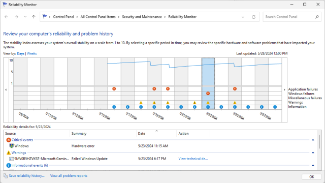 Troubleshooting Windows with Reliability Monitor – Computerworld