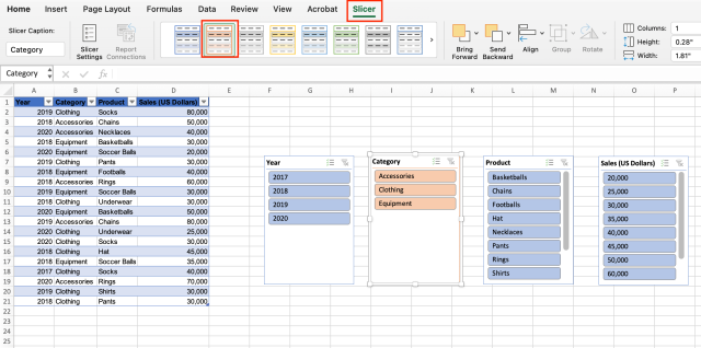 How to use slicers in Excel – Computerworld