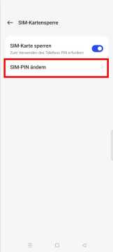 Android: PIN der SIM-Karte ändern | Computerwoche
