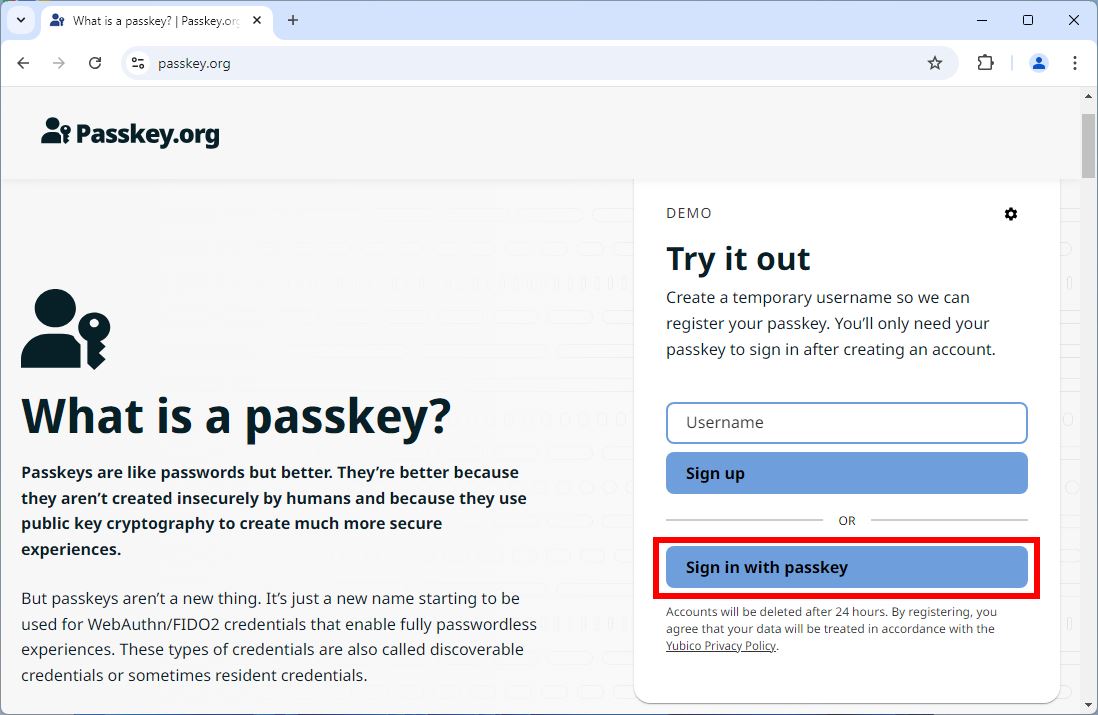 Passkeys unkompliziert unter Windows ausprobieren | Computerwoche