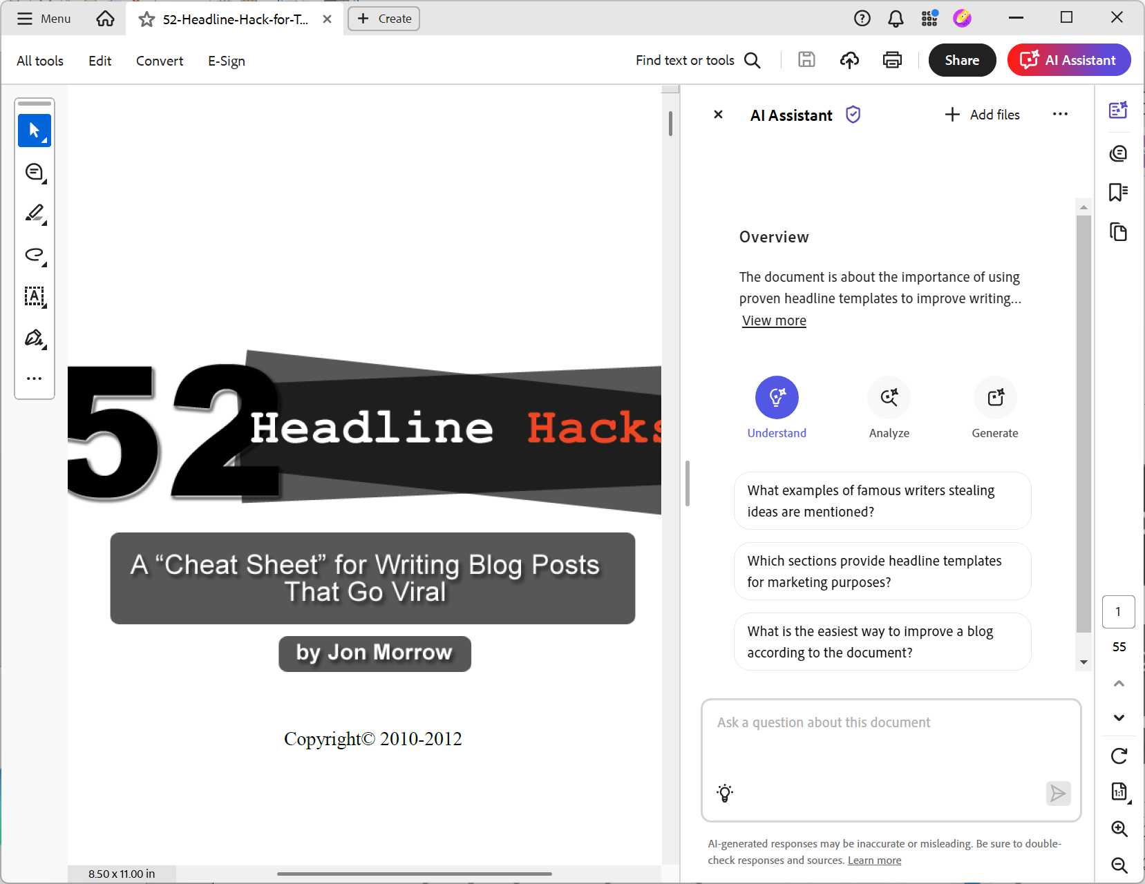 Hands-on with Adobe's Acrobat AI Assistant: AI for your PDFs ...