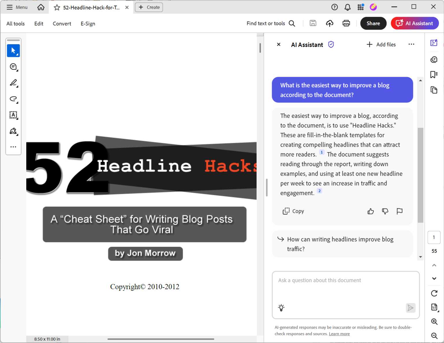 Hands-on with Adobe's Acrobat AI Assistant: AI for your PDFs ...