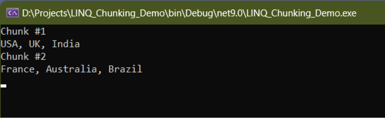 How to chunk data using LINQ in C# | InfoWorld