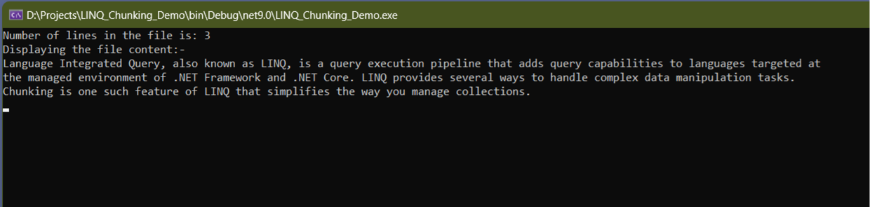 How to chunk data using LINQ in C# | InfoWorld