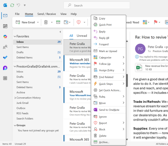 Outlook for Microsoft 365 cheat sheet – Computerworld