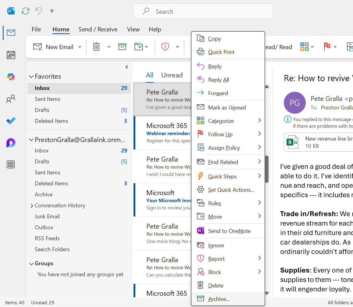 Outlook for Microsoft 365 cheat sheet – Computerworld
