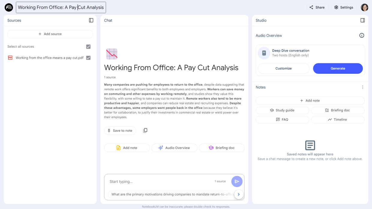 Google NotebookLM cheat sheet: Get fast insights into your docs ...