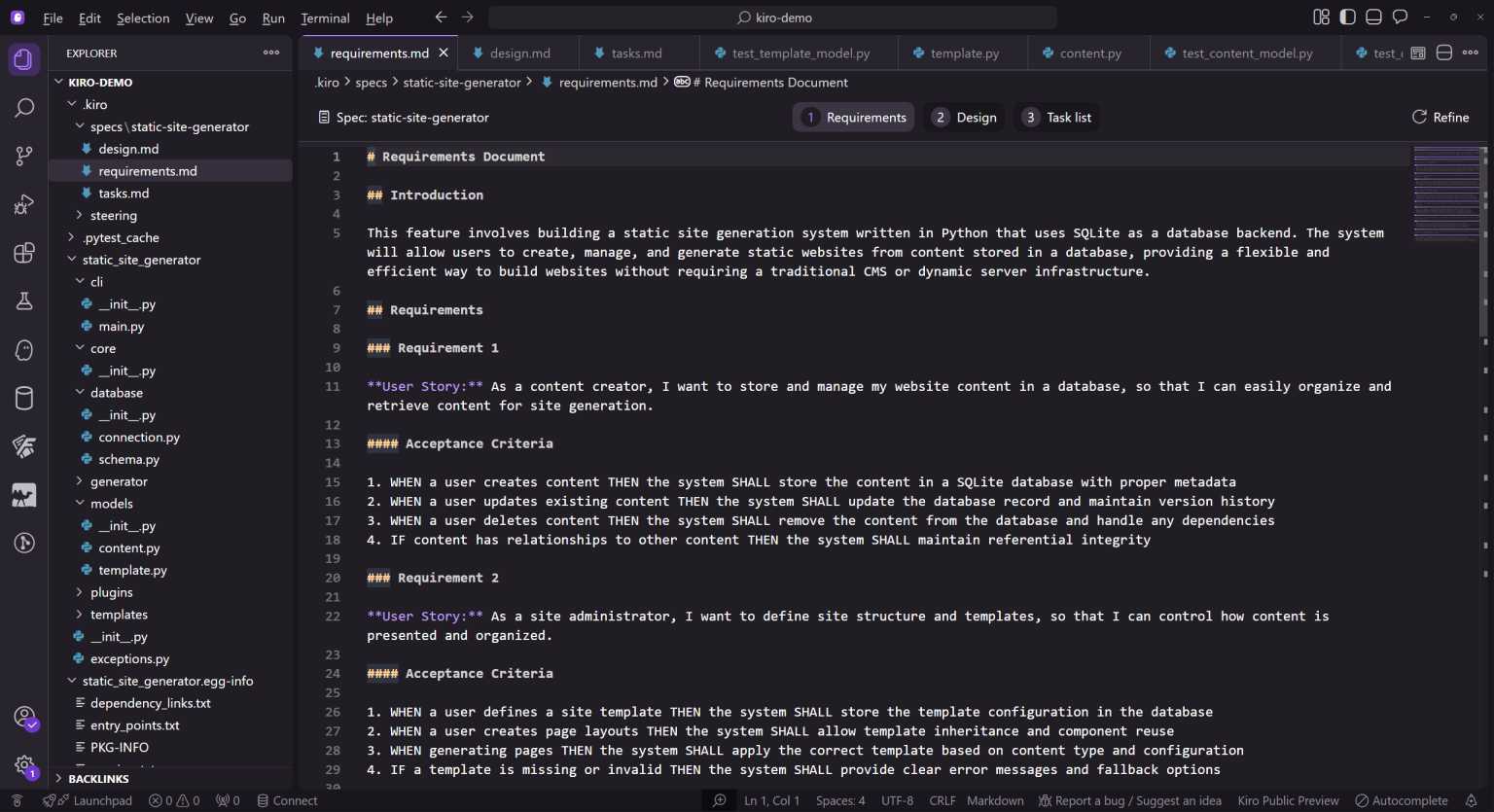First look: Guided code generation with Kiro | InfoWorld