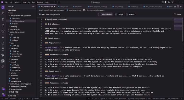 First look: Guided code generation with Kiro | InfoWorld