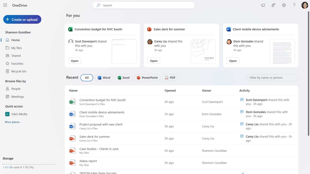Microsoft OneDrive cheat sheet: Using OneDrive for Web – Computerworld