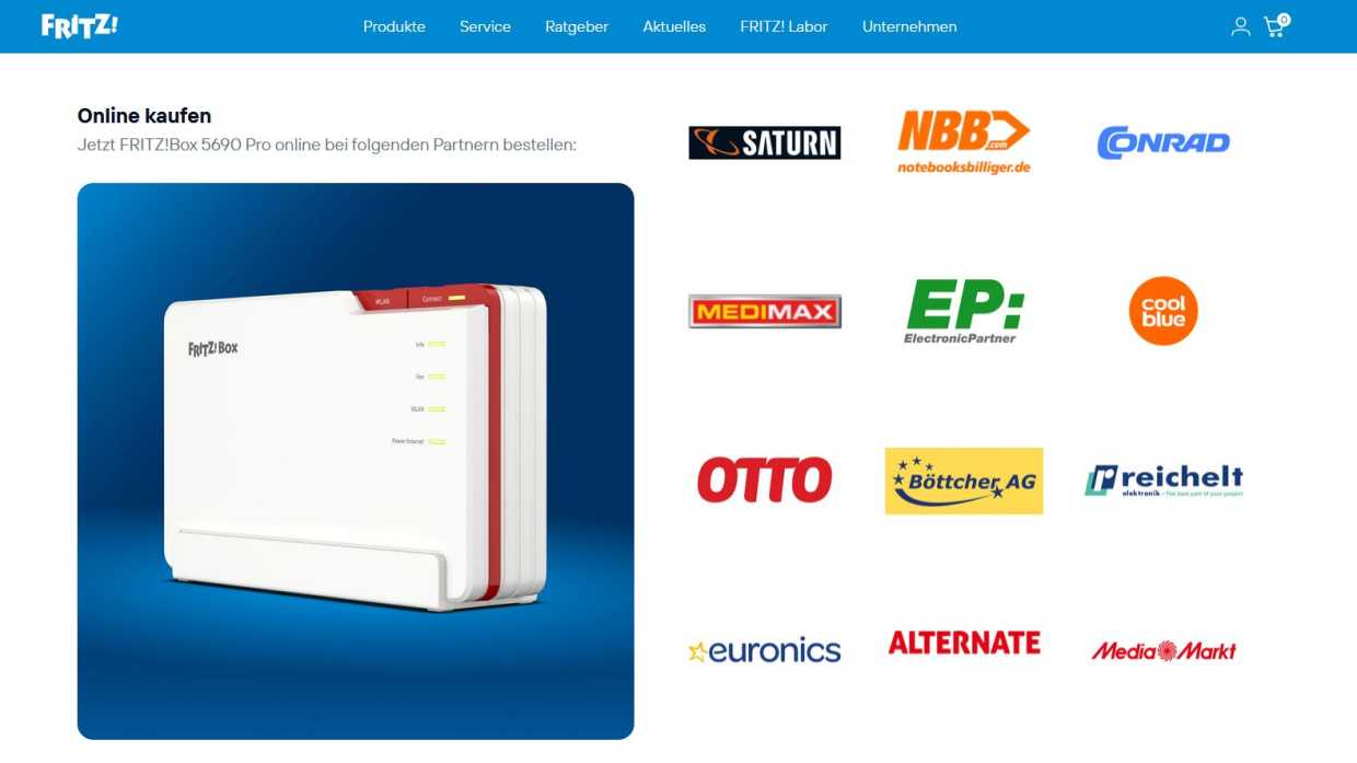 Fritz erweitert eigenen Online-Shop | ChannelPartner