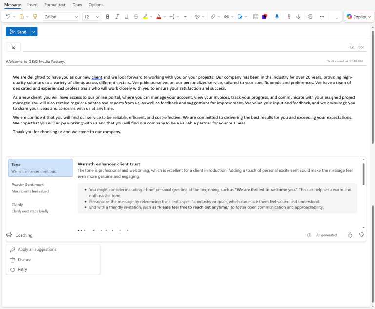 Microsoft Copilot can boost your writing in Word, Outlook, and OneNote ...