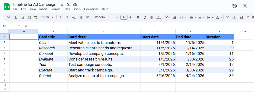 How to use timeline view in Google Sheets – Computerworld